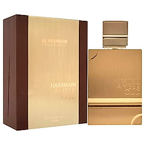 Al Haramain Amber Oud Gold Edition - Arabian Perfume for Women and Men - Eau de Parfum Spray with Notes of Bergamot, Melon, Pineapple, Amber, Woody Accord, and Musk - 6.7 oz