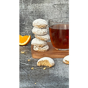 Orange Cookies, Sugar Free, Gluten Free, Dairy Free, Low Fat, Keto, Flèche Healthy Treats, 4.85Oz (Pack of 1)