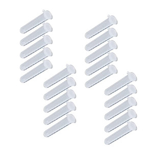 Juvielich 200Pcs Centrifuge Tube Plastic Lab 10ml Plastic Vial Tube Polypropylene Clear Graduated Mirco Test Tubes for Sample Storage Container No-Leak