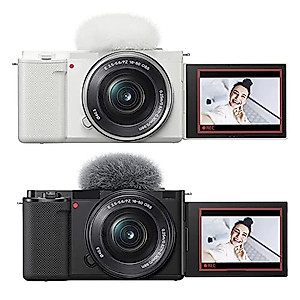 DYOSEN Digital Camera ZV-E10 Mirrorless Camera (Body Only, Black,White) Digital Camera Photography (Color : W)