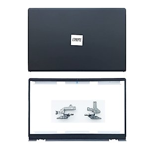 LTPRPTS Replacement Laptop LCD Back Cover Top Case Rear Lid with Hinges and Front Bezel Frame for Dell Inspiron 15 3510 3511 3515 00WPN8 0WPN8 09WC73 9WC73 AP3LE000901