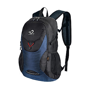 WATERFLY Lightweight Packable Hiking Backpack: Foldable Travel Daypack Ultralight Camping Day Pack for Woman Man