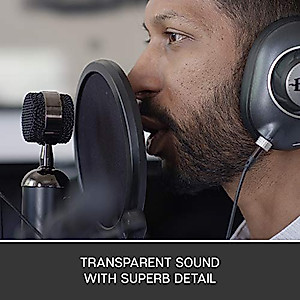 Blue Microphone Blackout Spark SL XLR Condenser Microphone Recording, Streaming, Podcasting, Gaming, Large-Diaphragm Cardioid Capsule, Shockmount and Protective Case