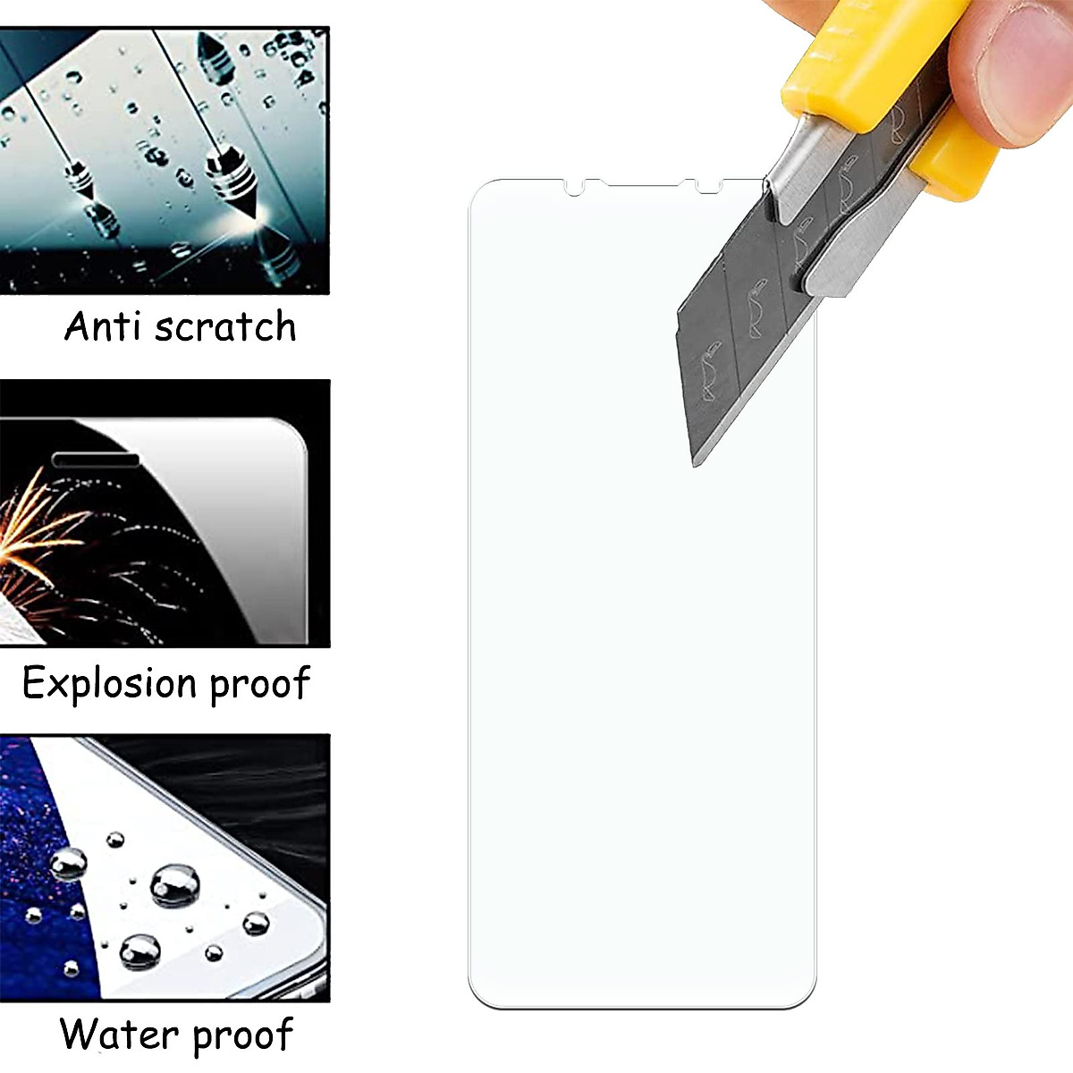 LCTONG (3 Pack) 9H Hardness Screen Protector for Sony Xperia 1 III- Bubble Free- Scratch Resistant- Easy to Install, Tempered Glass Screen Protector Compatible Sony Xperia 1 III