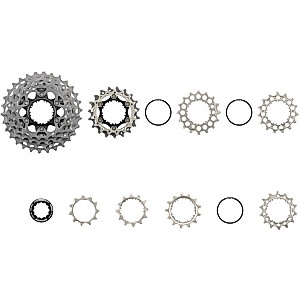 SHIMANO Dura-Ace Cs-R9200 12-Speed Cassette Silver, 11-34T, 12-Speed