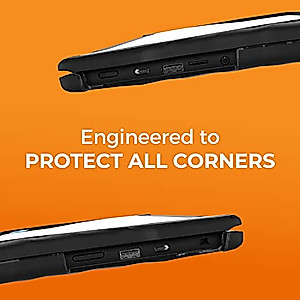 Gumdrop DropTech Laptop Case Fits Dell Chromebook 3120 | 3110 | 3100 (2-in-1) for K-12 Students Teachers and Classrooms – Drop Tested Rugged Shockproof Bumpers for Reliable Device Protection – Black