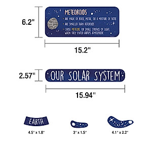 Carson Dellosa – Solar System Bulletin Board Set, Classroom Décor, 32 Pieces