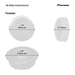 Pioneer TST110 TS-T110 7/8-Inch Component Tweeter