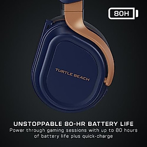 Turtle Beach Stealth 700 Gen 3 Wireless Multiplatform Amplified Gaming Headset for Xbox Series X|S, Xbox One, PC, PS5, Mobile – 60mm Drivers, AI Noise-Cancelling Mic, Bluetooth, 80-Hr Battery – Cobalt