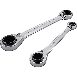 CRAFTSMAN Ratchet Wrench Set, SAE, 2-Piece with Ratcheting Box End (CMMT12073)