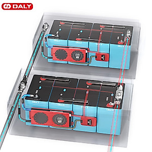 DALY Smart BMS 7S 24V 100A Li-ion 3S Parallel Module 1A with UART RS485 CAN Bluetooth BMS Parameter Real Time Review and Reset for Rated 3.7V Lithium Power Bank Storage EV