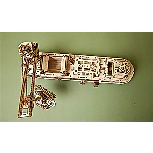 UGEARS 3D Puzzles Research Vessel - DIY Model Ship 3D Idea - Unique and Creative Wooden Mechanical Models - Self Assembly Woodcraft Construction Kits