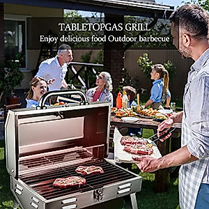 Marada Propane Propane Grill Stainless Steel 20,000 BTU Stainless Steel