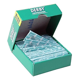 Derby, The Shave Factory Razor Blades Black, Silver (Three Pieces)