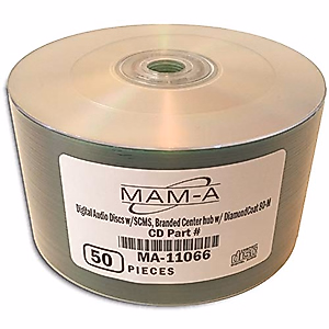 MAM-A CDR "Music Only " 80 Min Unbranded 50 Pack