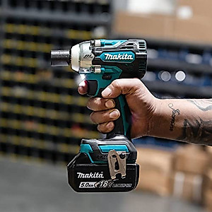 Makita XWT16T 18V LXT® Lithium-Ion Brushless Cordless 4-Speed 3/8" Sq. Drive Impact Wrench w/Friction Ring Anvil (5.0Ah)