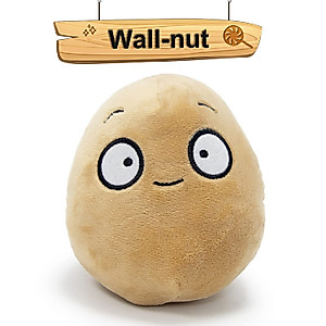 Maikerry 1 PC PVZ Plants Figures Plush Toy Stuffed Soft Doll Wall-nut Plant Toy,Great Gifts for Kids and Fans,Birthday,Halloween & Christmas
