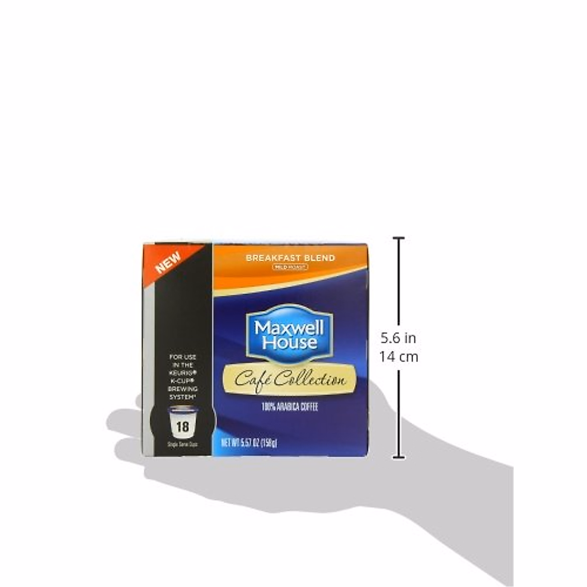 Maxwell House Breakfast Blend K-CUP Pods, 18 (Pack of 6)