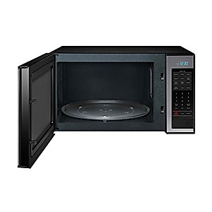Samsung MG14H3020CM 1.4 cu. ft. Countertop Grill Microwave Oven with Ceramic Enamel Interior, Black Mirror Finish