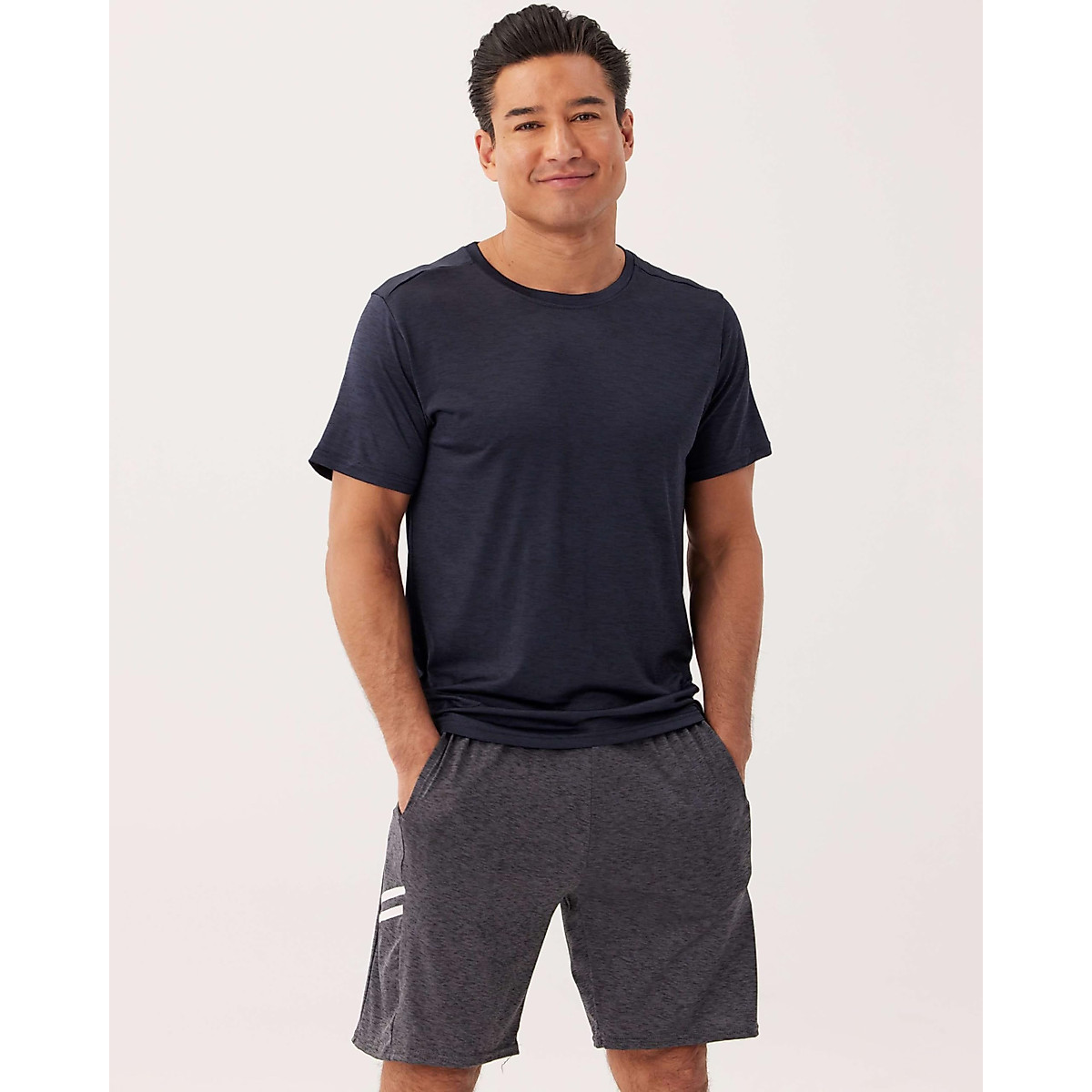 Real Essentials - Pack of 5 Men’s Active Quick Dry Fit Crew Neck T-Shirts Athletic Gym Workout Short Sleeve Tee Tops Camisas para Hombres Summer - XX-Large - Set 15