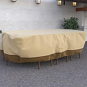 Dura Covers LRFP5523 Patio Furniture Cover, Tan