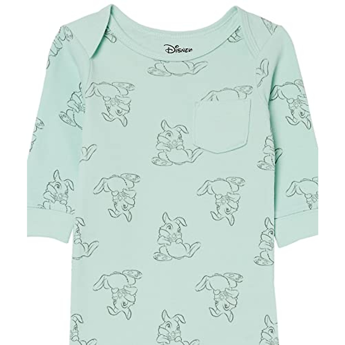 Amazon Essentials Disney | Marvel | Star Wars | Princess Baby Girls' Cotton Coveralls, Pack of 3, Bambi Nature, 18 Months