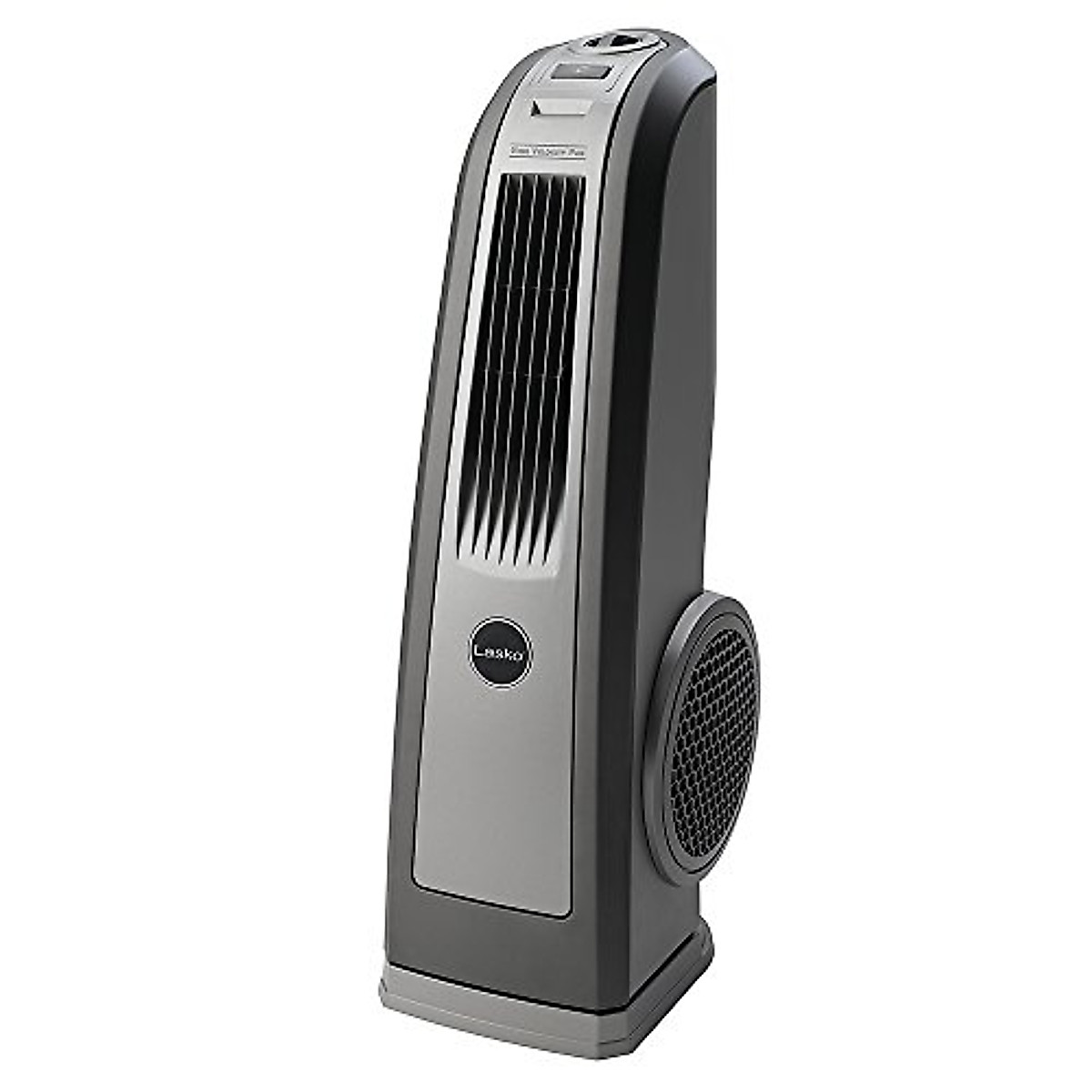 Lasko 4924 High Velocity Blower Fan with Handle, 30 Inch, Gray & Oscillating Tower Fan, Nighttime Setting, Remote Control, Portable, Timer