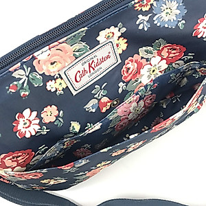 Cath Kidston Matt Oilcloth The All Day Bag Crossbody Handbag Forest Bunch Colour Navy