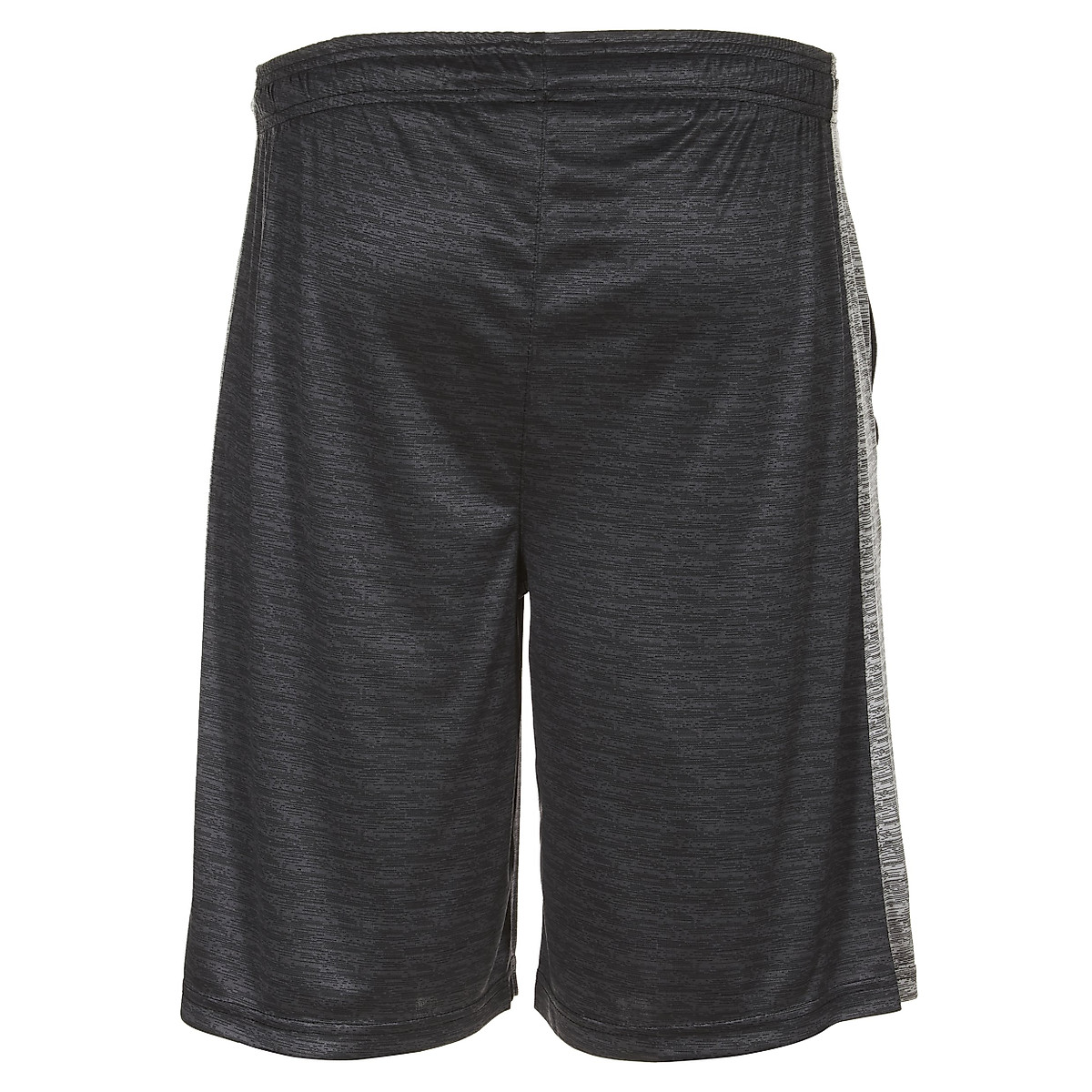 Spalding Mens Active Performance Athletic Workout Shorts Gym Clothes Shorts with 10 Inch Inseam, Black/Concrete (S912538), Medium