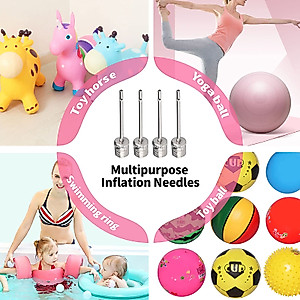 MoTrust Stainless Steel Air Pump Needle,Premium Inflation Needles,Pump Needle for Football, Basketball, Soccer, Volleyball or Rugby Balls with Portable Storage Box-16PACK