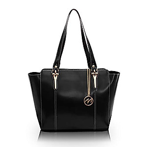 McKleinUSA ALDORA 97505 Black Leather Women's Business Tote
