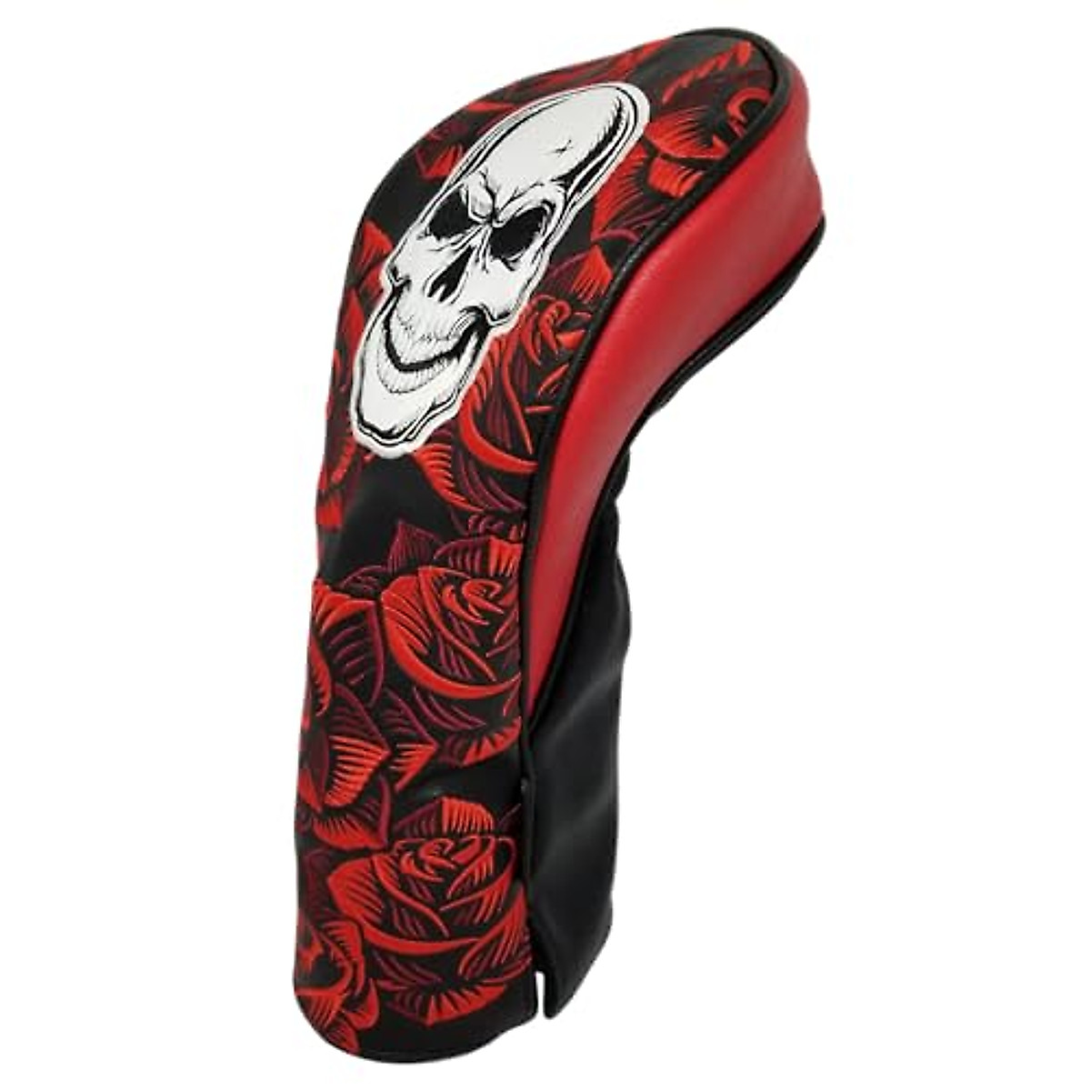 ReadyGOLF Skull & Roses All-Over Embroidered Driver Headcover