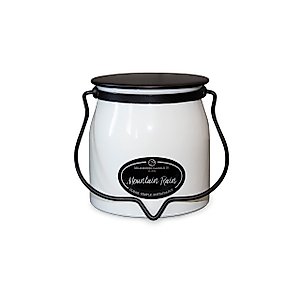 Milkhouse Candle Company - Mountain Rain - Creamery Collection - 16oz Double Cotton Wick Soy Candles with Beeswax - Long Burn Time, Made in The USA - Non Toxic, Premium Scented Candles