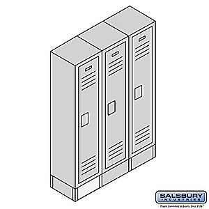 Salsbury Industries Front Base for 15-Inch Metal Locker, Tan