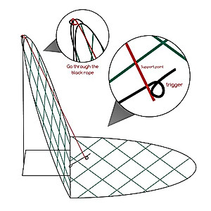 16" Pigeon Bird Trap,Humane Live Bird Traps for Small Birds Pigeons Sparrow Quail Hunting Cage Traps