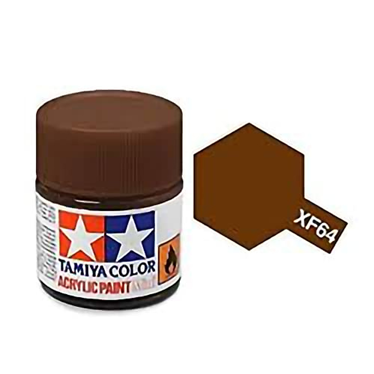 TAMIYA 81764 Acrylic Mini XF64 Red Brown 1/3 oz