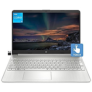 HP 2023 Newest 15.6” HD Touchscreen Laptop, Dual Core Intel i3-1115G4 (Beats i5-1030G7, Up to 4.1GHz), 8GB RAM, 256GB SSD, UHD Graphics, HD Webcam, WiFi, 11+ Hours Battery, Win11 S+Marxsolcables