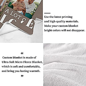 Magimagine Custom Collage Blanket Gift , Personalized Photo Blanket for Family, Unique Gifts for Christmas/Anniversary/Birthday/ Wedding/Souvenir