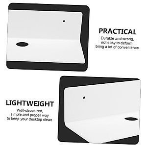 CORHAD 2pcs Speaker Stand Invisible Shelf Wall Floating Shelves Wall Bracket Wall Mount Modern Wall Shelf Small Shelf Modern Shelf Wall Display Shelf Small Wall Shelf White Acrylic