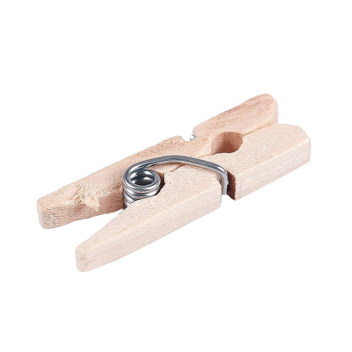 Srutueo Mini Wooden Clothes Photo Paper Peg Clothespin Craft Clips 25mm 40pcs