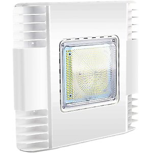 150W LED Gas Station Canopy Light, 21000LM 5700K Super Bright LED Garage Canopy Light (600W HID/HPS Equivalent) Outdoor Carport Ceiling Lighting, IP65 Waterproof 100-277V DLC & UL Listed (1-Pack)