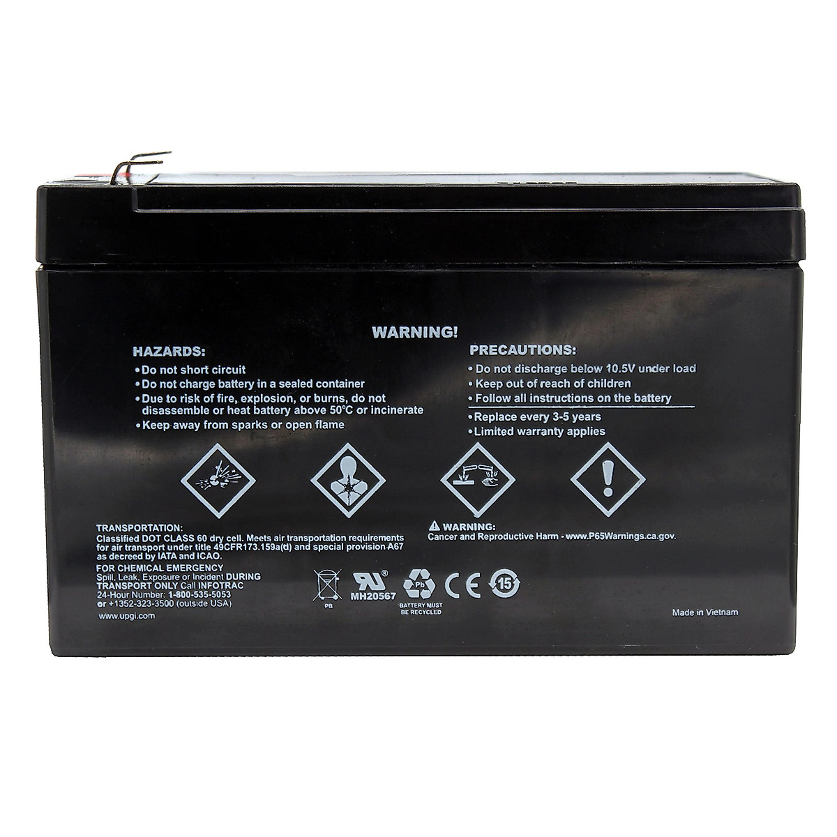 UPG Universal Power Group 12V 9Ah SLA Battery