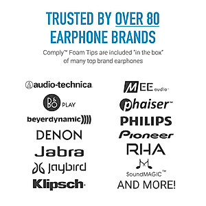 Comply Foam 100 Series Original Replacement Ear Tips for Etymotic, ISOtunes, Westone & More | Ultimate Comfort | Unshakeable Fit | NO TechDefender | Small, 3 Pairs