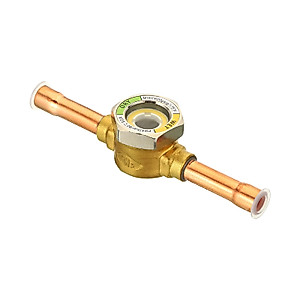 PATIKIL Sight Glass, 3/8 x 3/8 Sweat Universal Liquid Moisture Indicator Soldering for Air Conditioning HVAC Refrigeration
