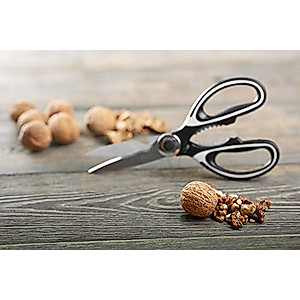 Emilio Torazzi Kitchen Scissors - Ultra Sharp Premium Multi Purpose Kitchen Shears - Heavy Duty & Dishwasher Safe