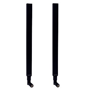 TECHTOO WiFi Antenna Dual Band 9 dBi 2.4/5.8GHz for Router AP - Security IP Camera - USB Card Adapter - PCI PCIe Cards - Range Extender - PC Desktop - Drone - PS4 Build (2.4/5.8GHz RP-SMA 2-Pack)