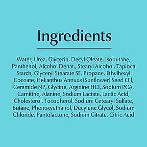 Eucerin Advanced Repair Moisturizing Leg and Foot Foam, Leg and Foot Moisturizer, 5 Oz