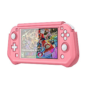 iNOTOGG Coral Compatible with Nintendo Switch Lite Case with Anti-Scratch and Shock Absorbing Protective Cover, Protects from Scratches, Dust, Fingerprints, and Falls