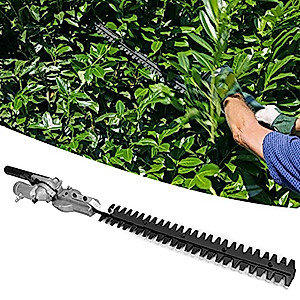 Gardening Tool, 65 Manganese Steel Wear‑Resistant 7 Teeth High Strength Hedge Trimmer Shaft Attachment for Landscaped Gardens(26mm 7 Teeth)