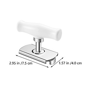 Cabilock 2pcs Bottle Opener Bottle Cap Opener Jar Lid Opener Jar Opener for Weak Hands Old Can Opener Mason Jars Openers Beer Can Opener Tin Openers Travel Glass Gift Stainless Steel White